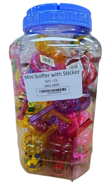 SNQ0009 Mini Sniffer w/ Sticker 15ct /jar