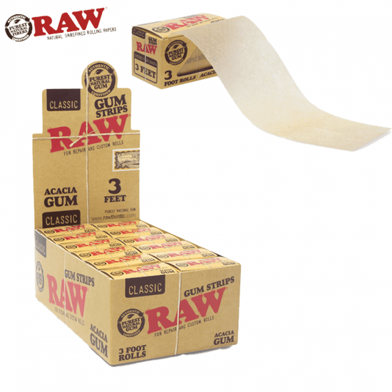 RAW CLASSIC GUM STRIP | 3FT | 24PK