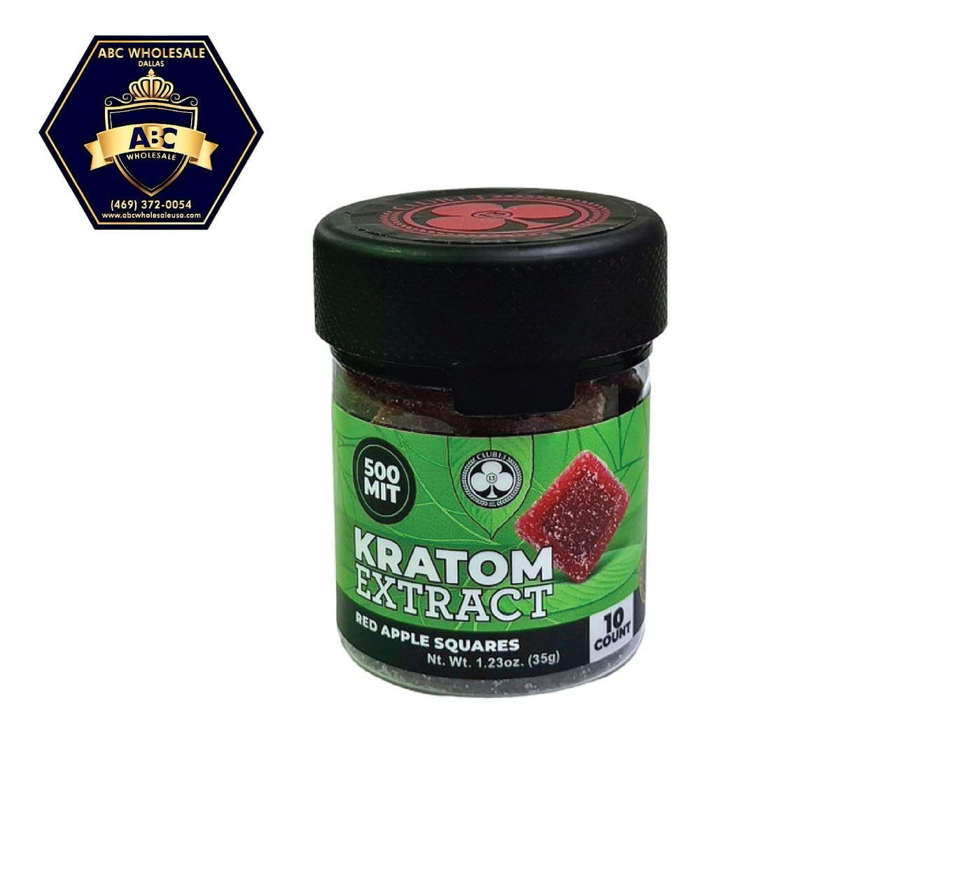 CLUB 13 KRATOM EXTRACT GUMMY VEGAN | 10PCS | 500MIT