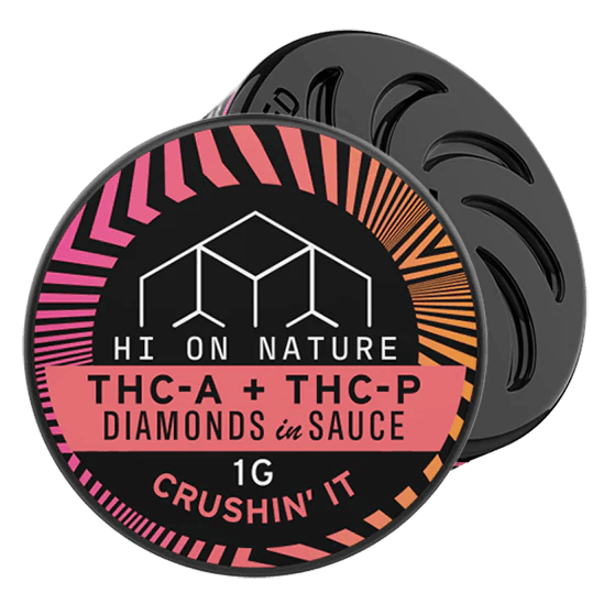 HI ON NATURE THC-A + THC-P DIAMOND SAUCE 1G DAB