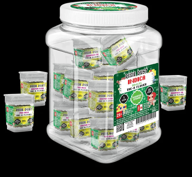 PIXIE DUST THC-A FLOWER 1GM 20CT JAR