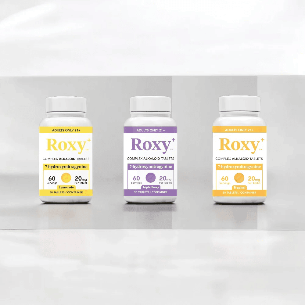 ROXY 7-HYDROXYMITRAGYNINE 20MG PER TAB | 60 SERVINGS | 30CT JAR