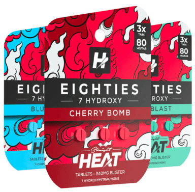STRAIGHT HEAT EIGHTIES 7 HYDROXY | 80MG PER TAB | 3CT 10PK