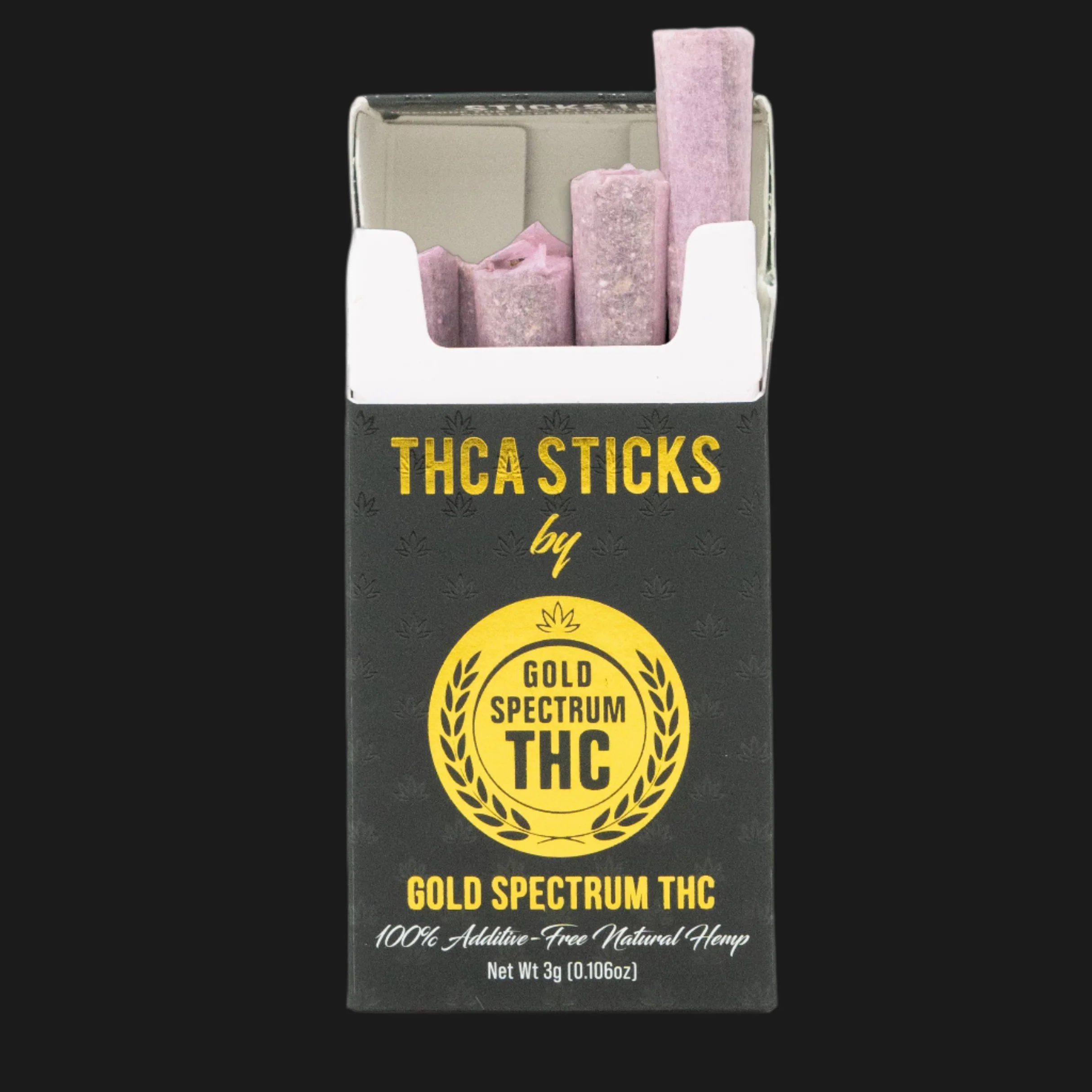 GOLD SPECTRUM THCA STICKS NATURAL 6PK PREROLLS | 12CT BOX