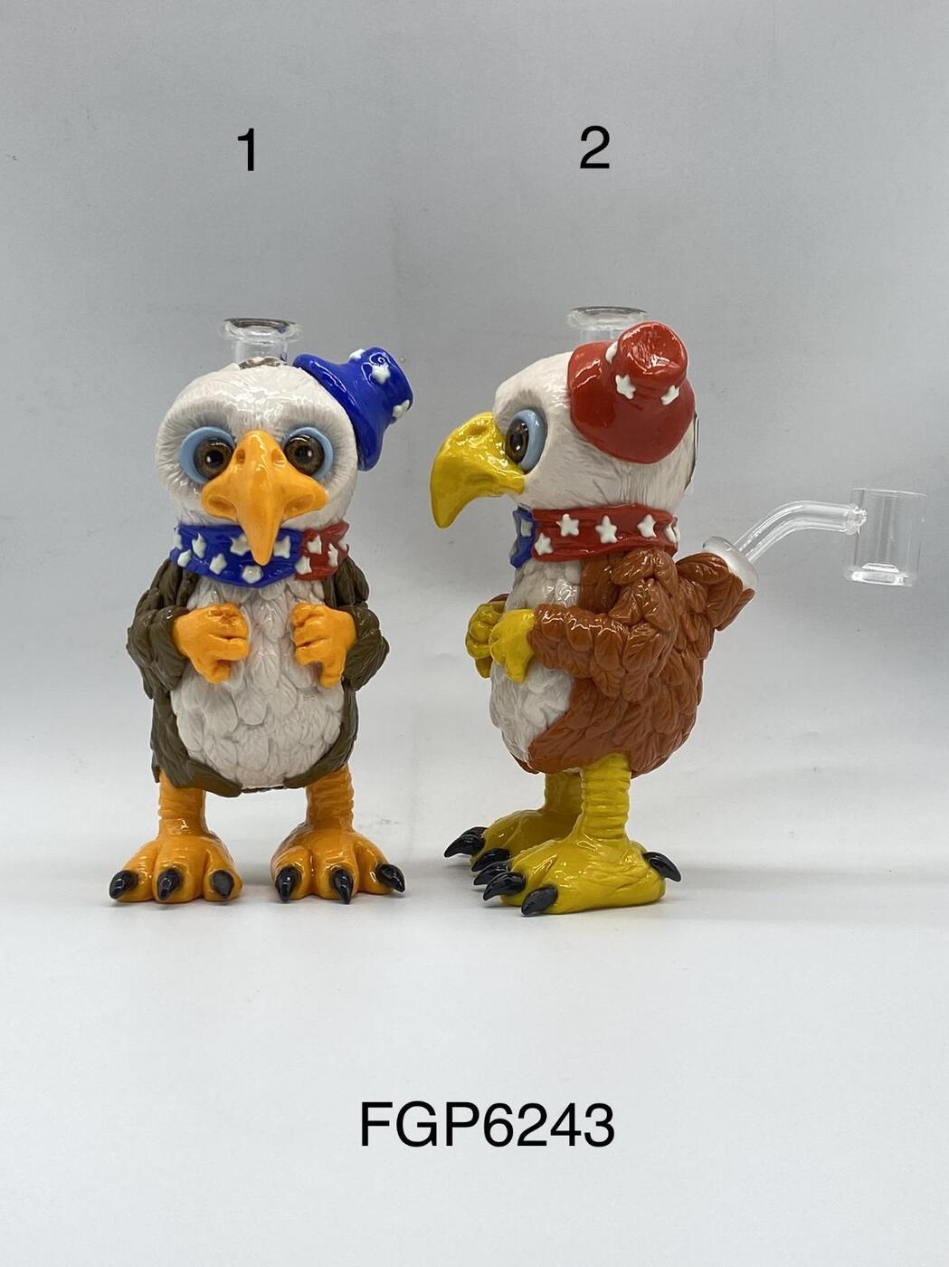 6.7INCH EAGLE CLAY OIL RIG WITH BANGER NAIL